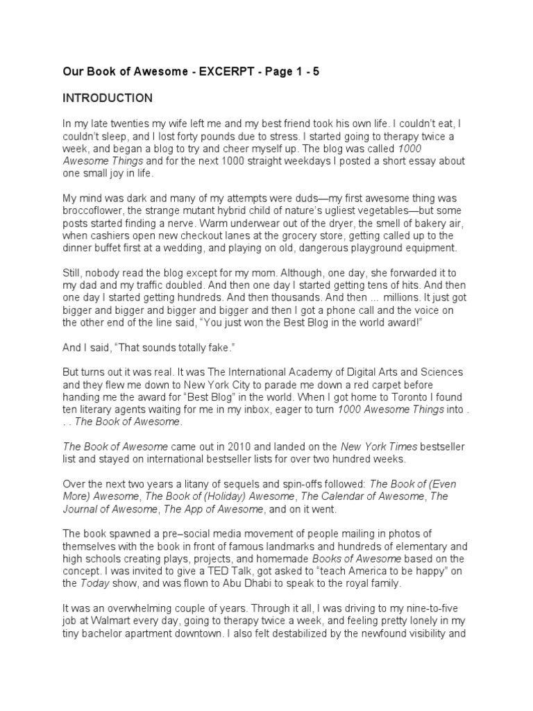 Neil Pasricha - Excerpt NPR - Here&Now | PDF