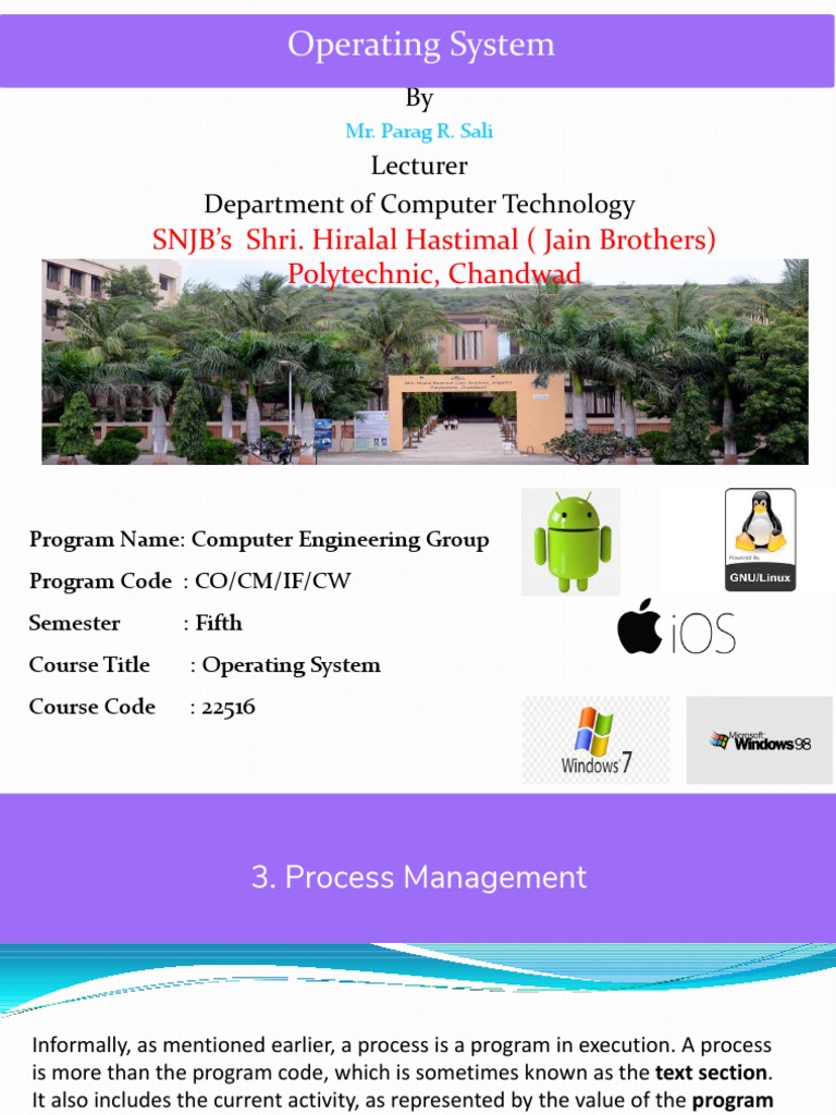 3 1-Process | Download Free PDF | Process (Computing) | Scheduling (Computing)