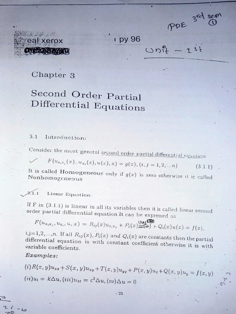 Partial Differential Equation. | PDF | Partial Differential Equation ... Partial Differential Equation. | PDF | Partial Differential Equation ...
