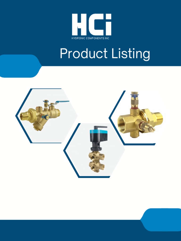 HCi Product Listing 2022 | PDF | Valve | Switch