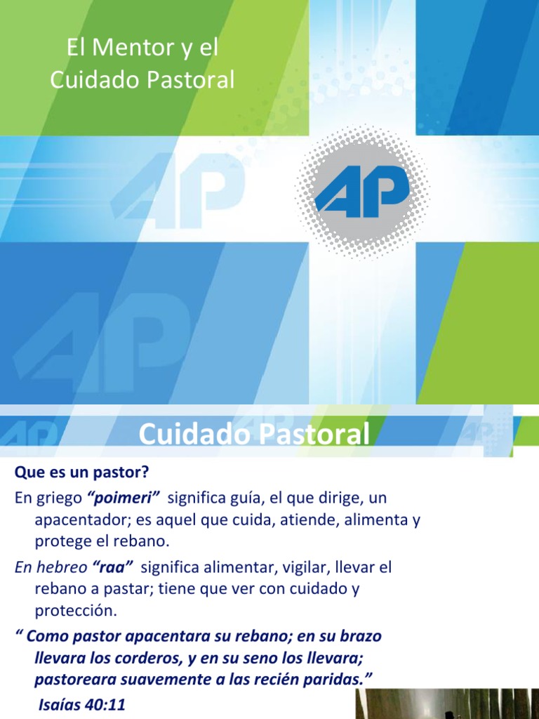 El Mentor y El Cuidado Pastoral | PDF | Cristo (título) | Pastor