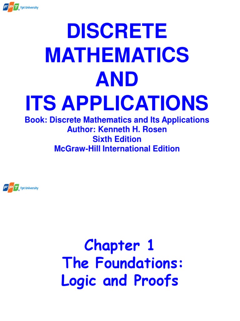 01 Propositional Logic Pdf First Order Logic Logic