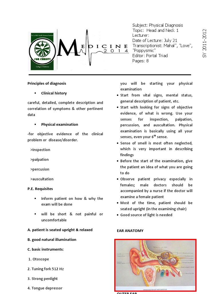 2011 08 PD Head and Neck | PDF