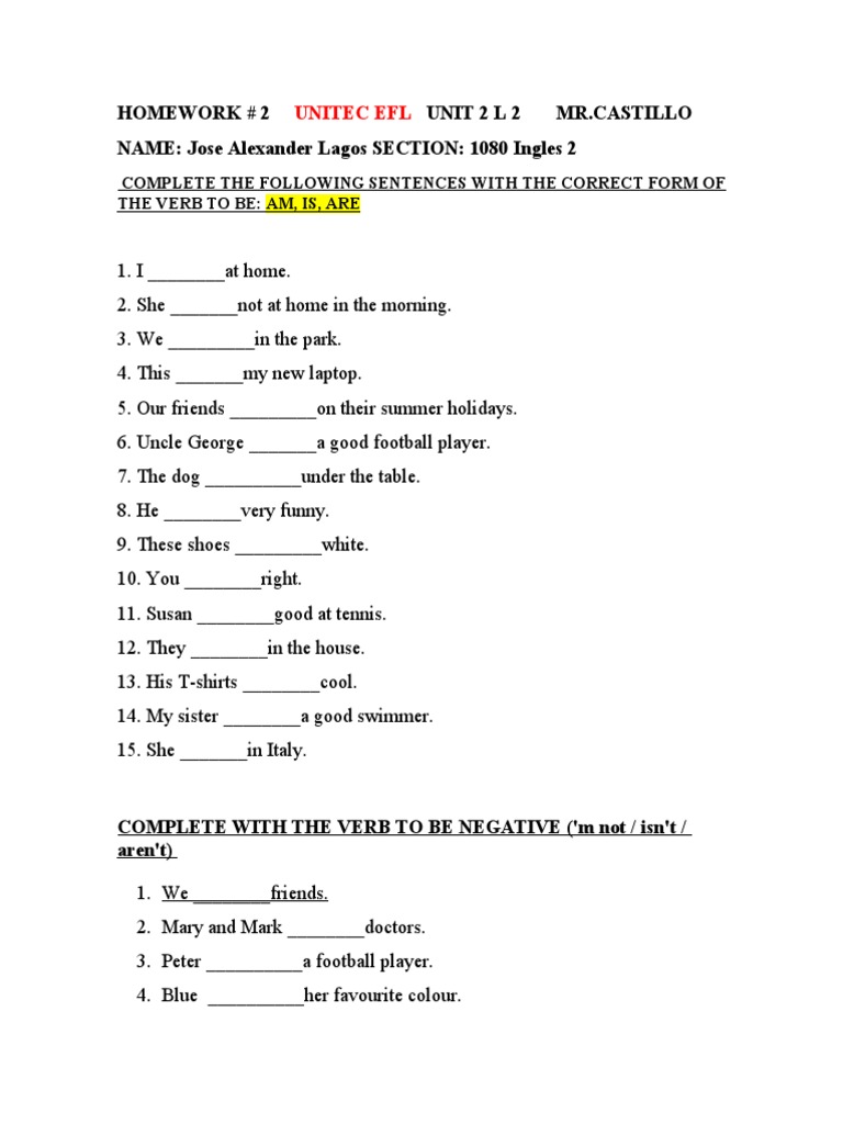 Homework #2 Level 2 Unit 2 | PDF | Sports & Recreation | Home & Garden