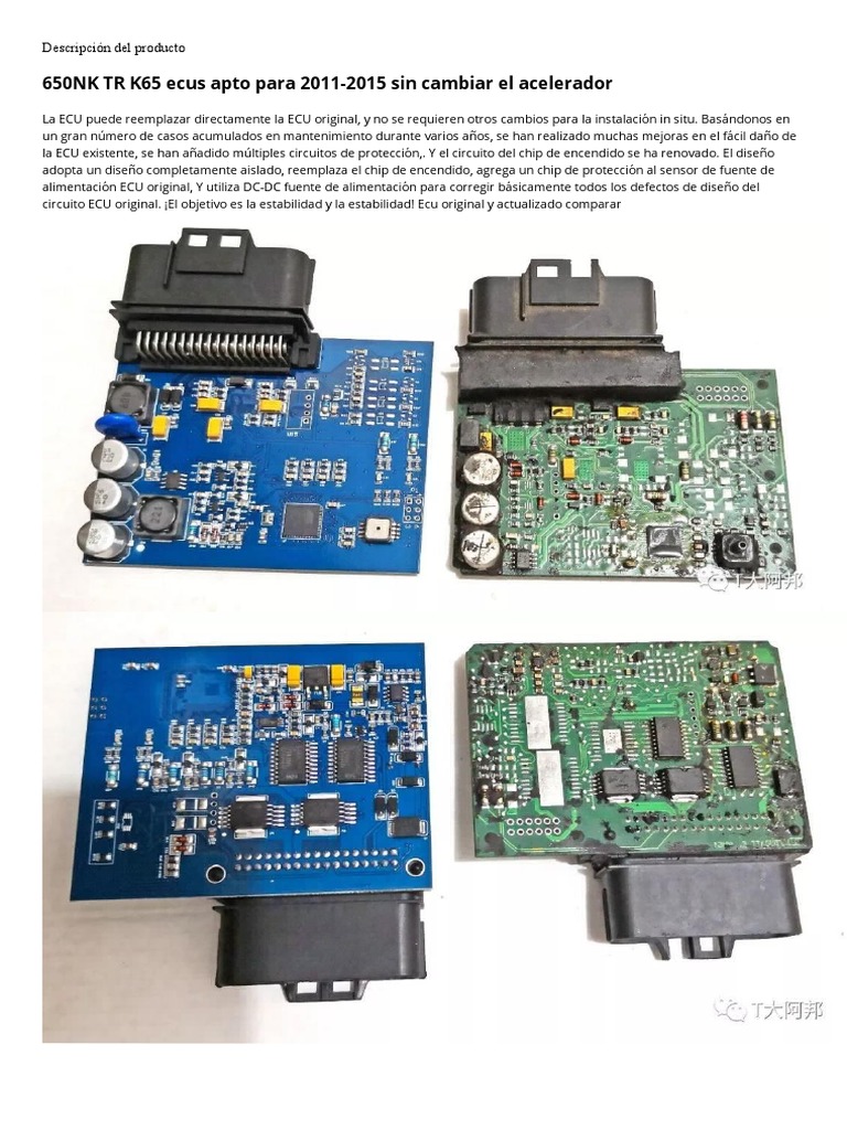 Ecu Cfmoto NK 650 | PDF | Inyección de combustible | Motor de ...