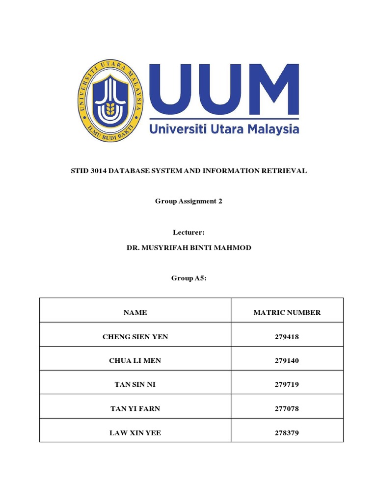 Group Assignment 2 - Group A5 | PDF | Information Age | Information Technology