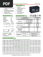 ENERSYS Battery Sizing | PDF