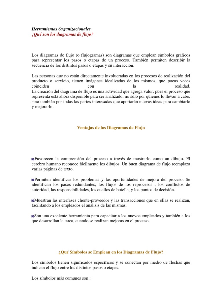 Diagramas de Flujo | PDF | Macroeconómica | Los símbolos