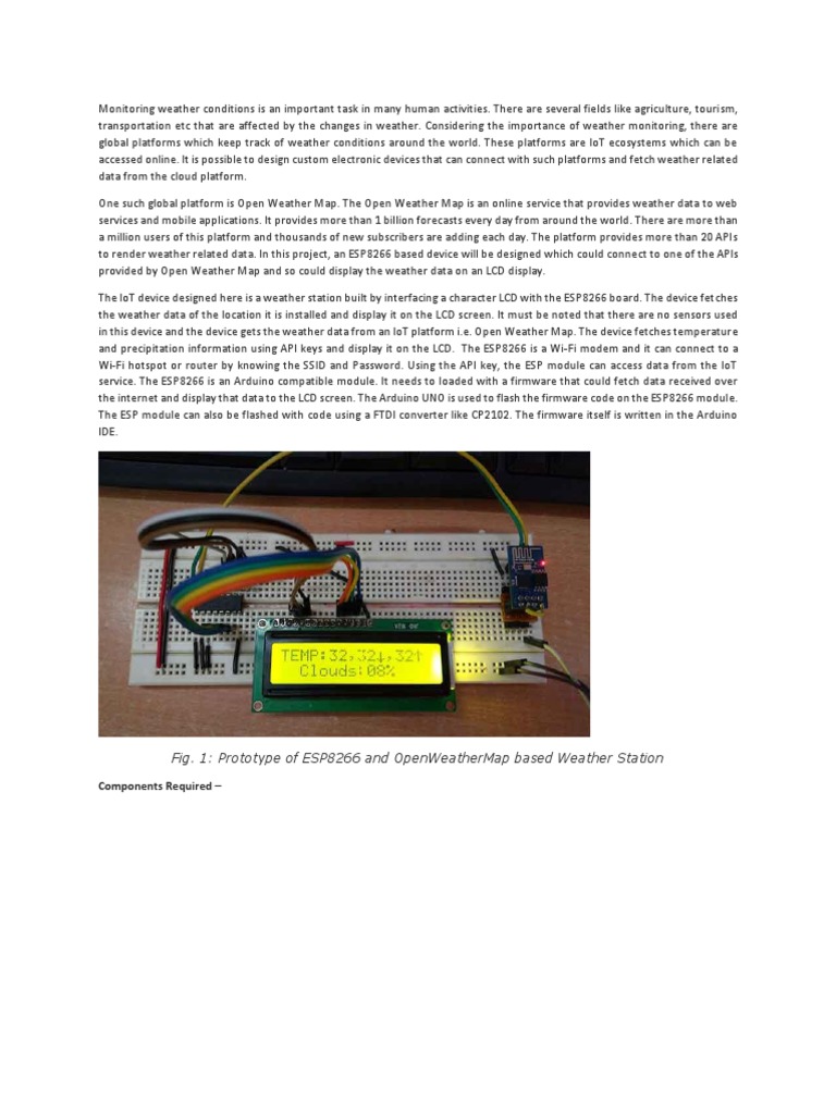 Document 10 | PDF | Arduino | Wi Fi