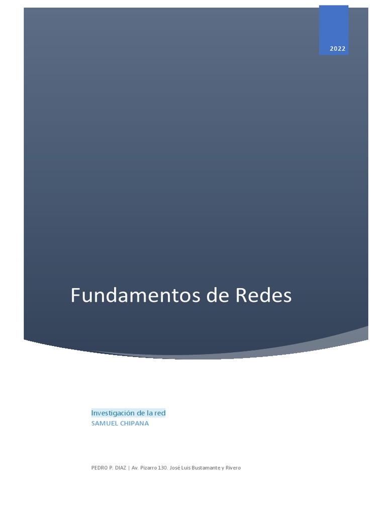 Fundamentos de Redes | PDF | Nombre de dominio | Informática