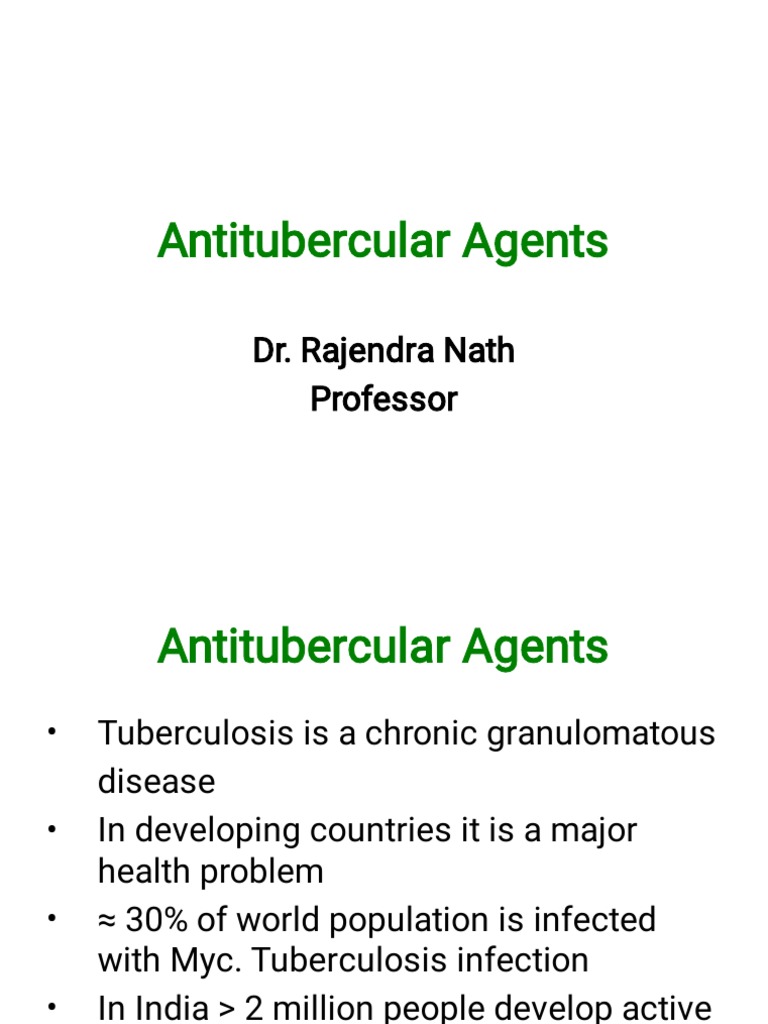 ATT by DR Rajendra Prasad | PDF | Tuberculosis | Leprosy
