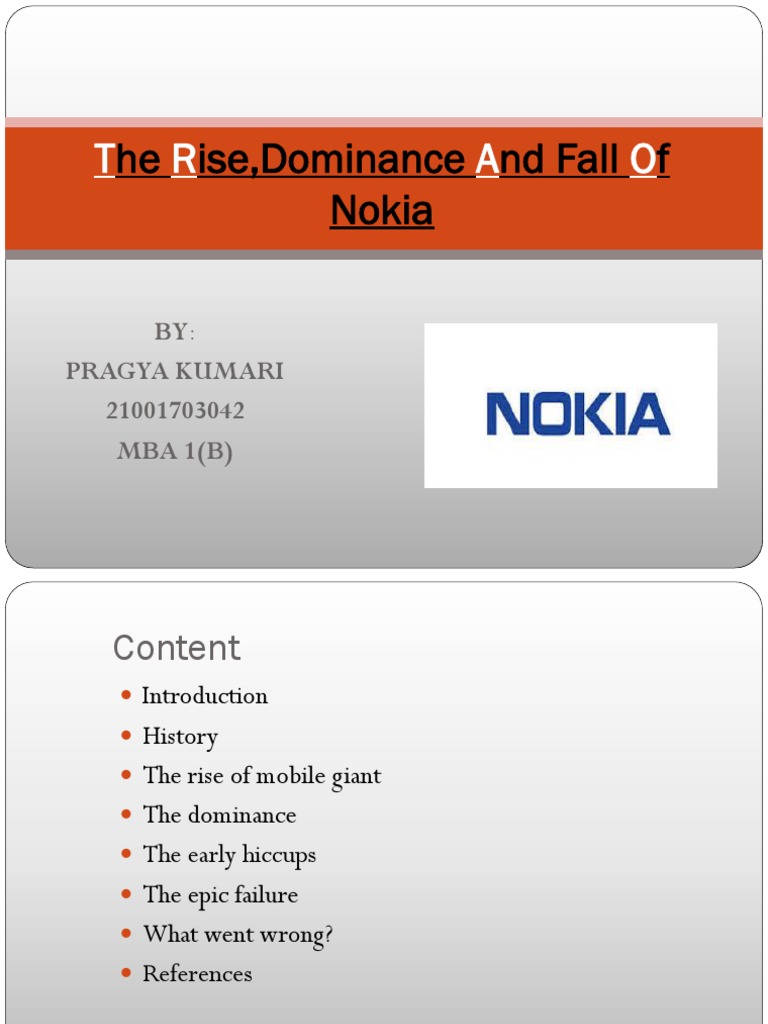 Nokia Case Study | PDF | Nokia | Computing