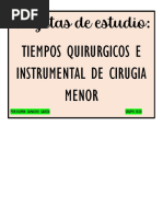 Instrumental Quirúrgico Básico | PDF | Cirugía | Abdomen