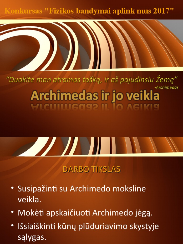 Archimedas | PDF