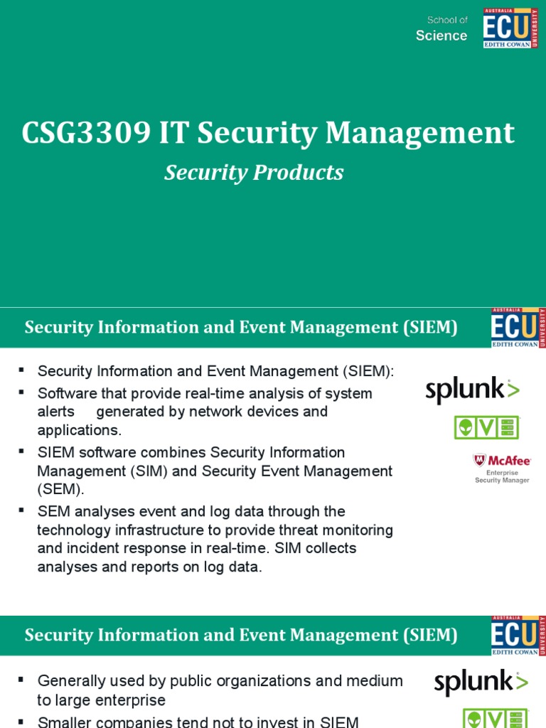 Module 9 Security Products 1 | PDF | Security | Computer Security