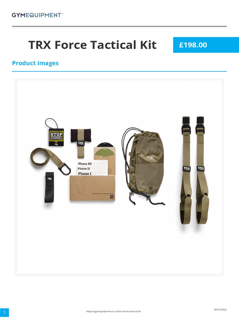 TRX Force Tactical Kit | PDF | Backpack | Equipment
