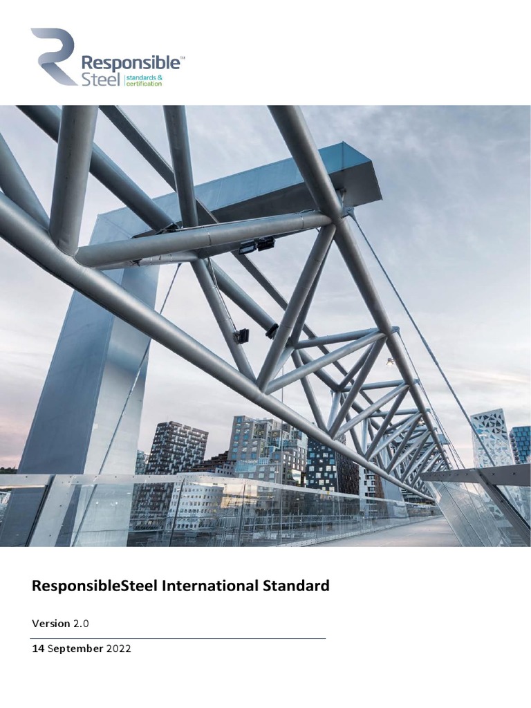 ResponsibleSteel Standard 2.0 | PDF | Audit | Policy