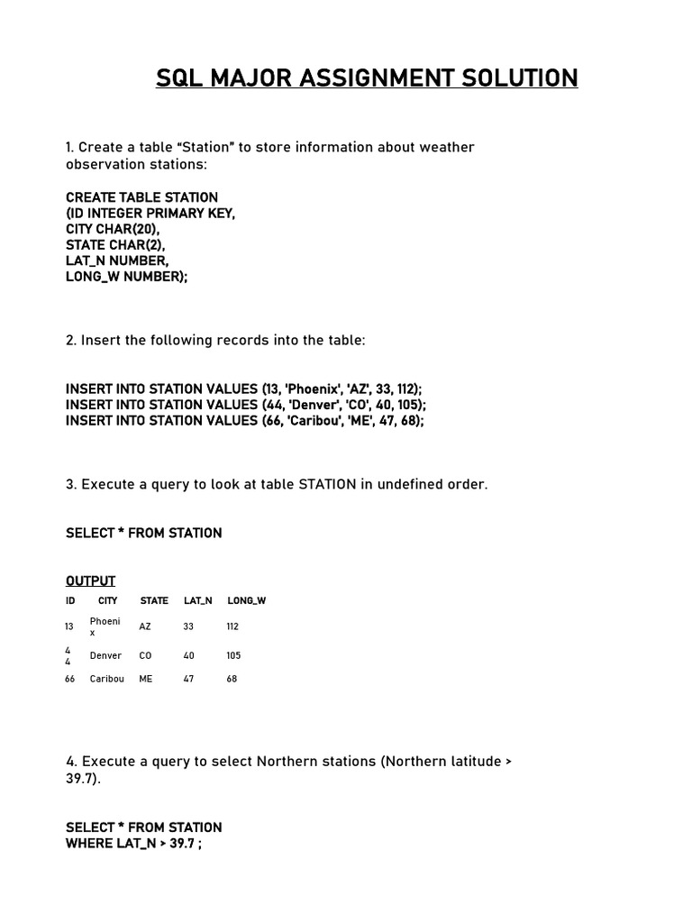 SQL Major Method 2 | PDF | Statistics | Sql