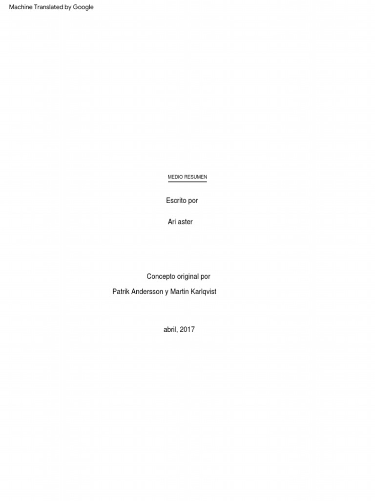 Midsommar Script PDF | PDF