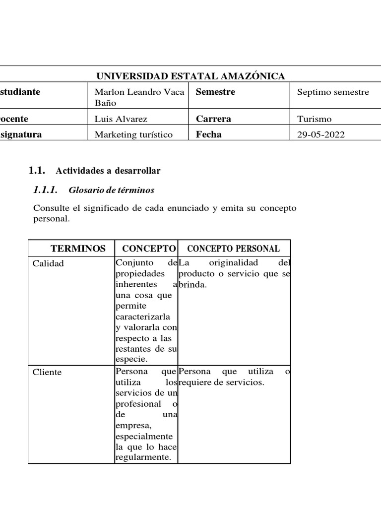 T Autonomo | PDF | Calidad (comercial) | Cliente