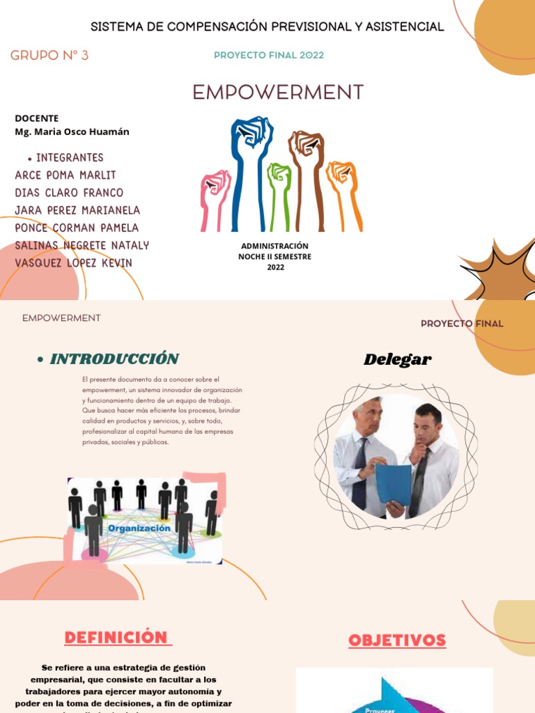 EMPOWERMENT | PDF | Empoderamiento | Liderazgo