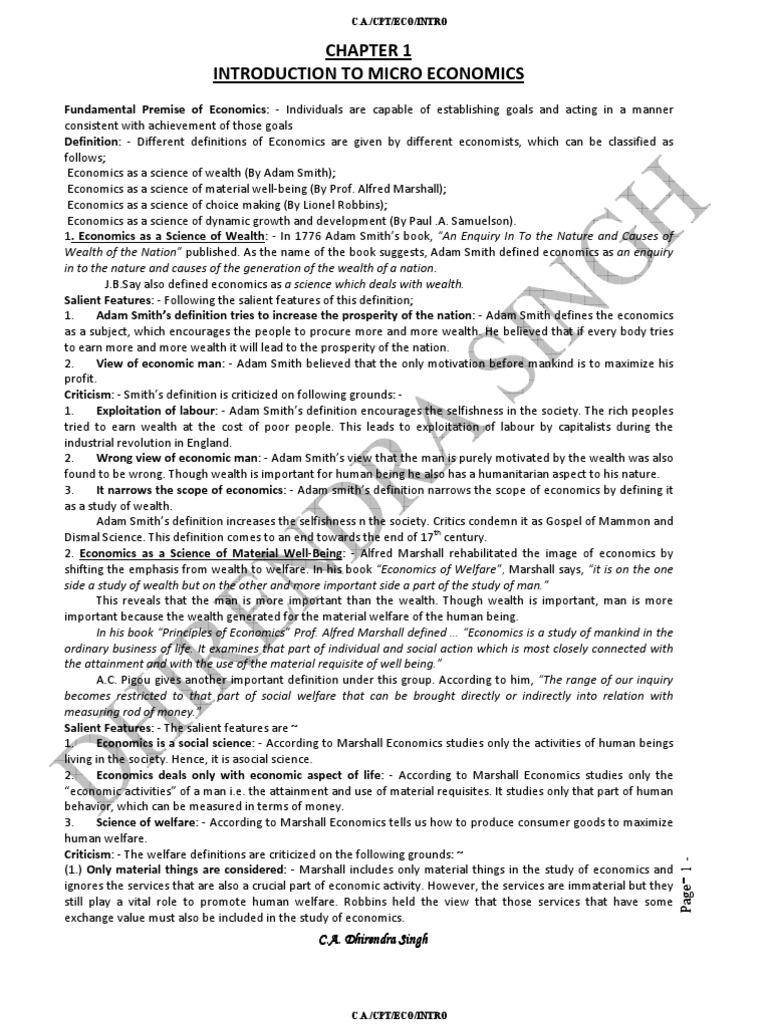 Economics Notes (PDF Library) | PDF | Microeconomics | Economics