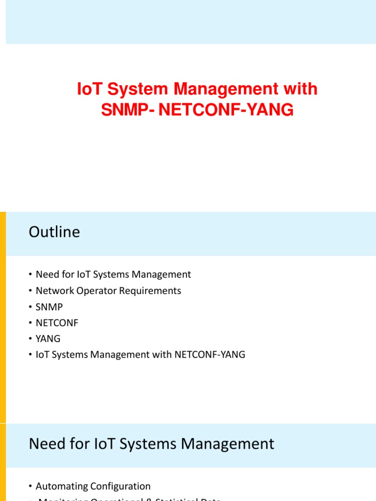 SNMP Netconf Yang | PDF | Database Transaction | Computer Network