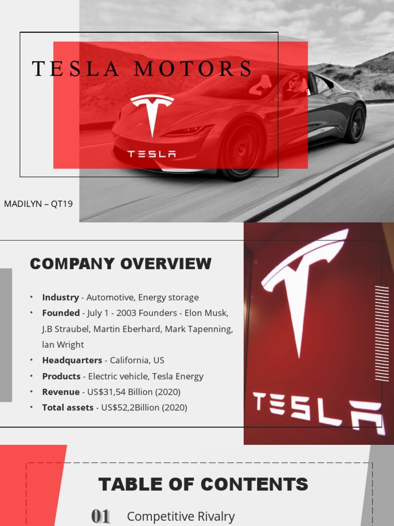 Tesla Motors: Competitive Analysis Overview | PDF | Supply Chain ...