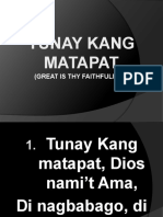 Great Is Thy Faithfulness (Tagalog) | PDF