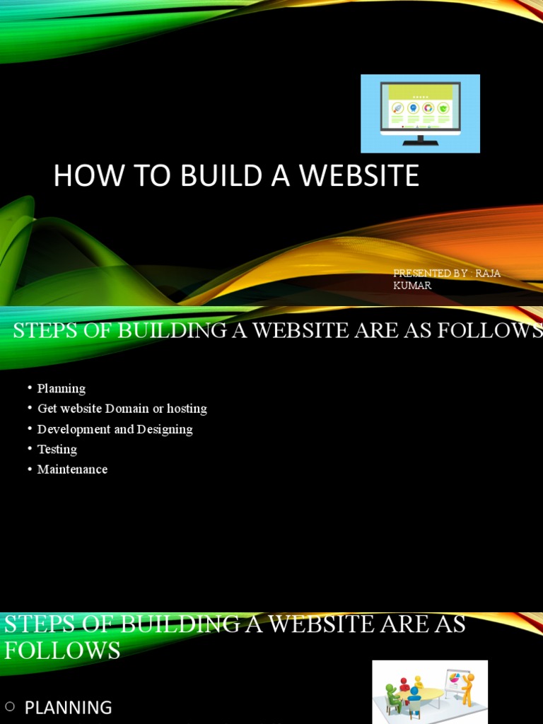 Website Building Steps Overview | PDF