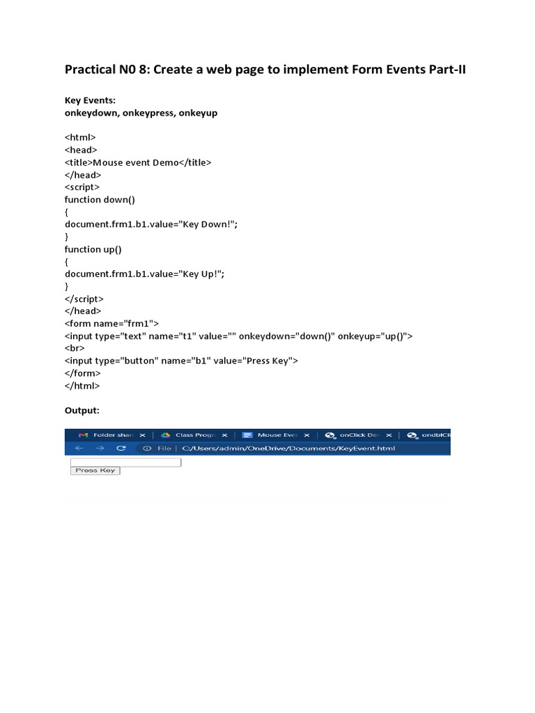 Practical No-8 | PDF