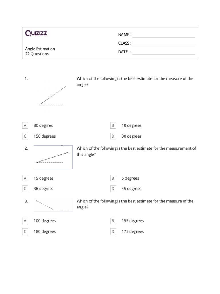 Angle Estimation | PDF | Euclidean Plane Geometry | Rotation
