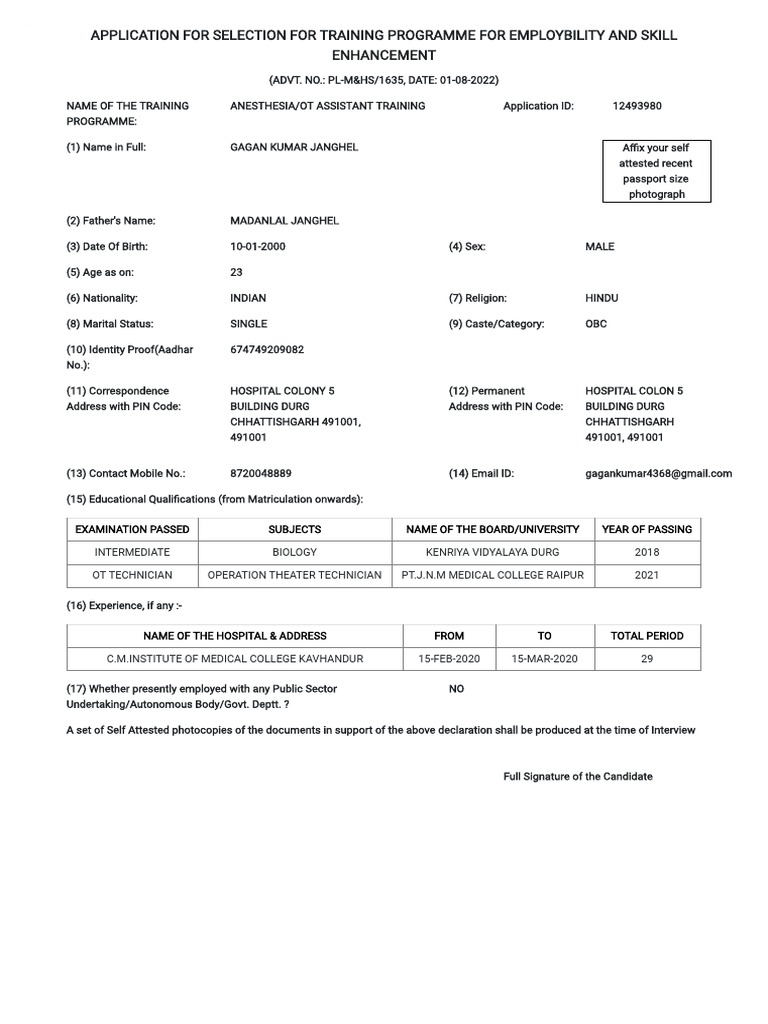 Training Program | PDF | Health Care