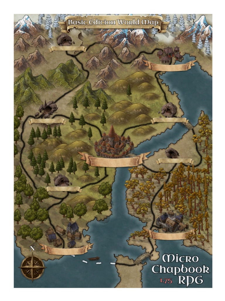 Micro Chapbook - Basic Edition World Map | PDF