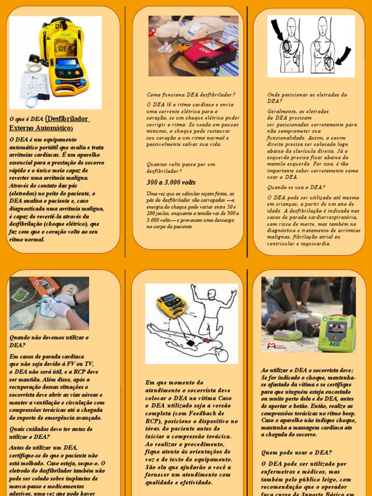 Folder Dea | PDF | Reanimação cardiopulmonar | Emergências médicas