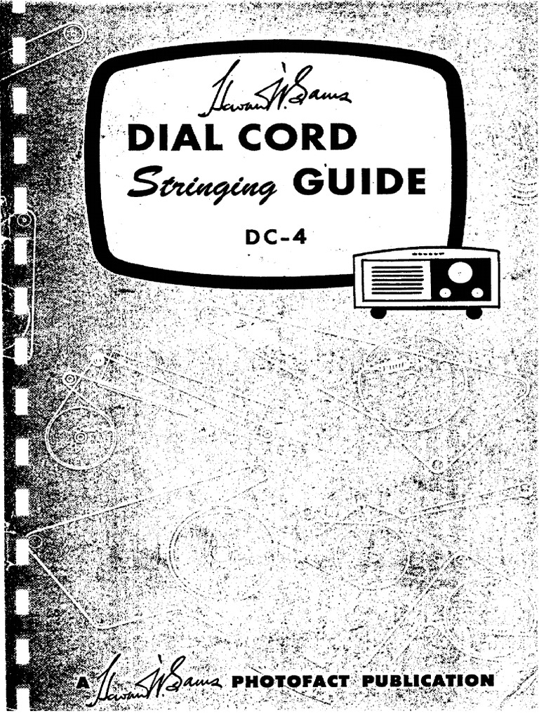 DIAL CORD Stringing GUIDE VOL IV 1954 | PDF
