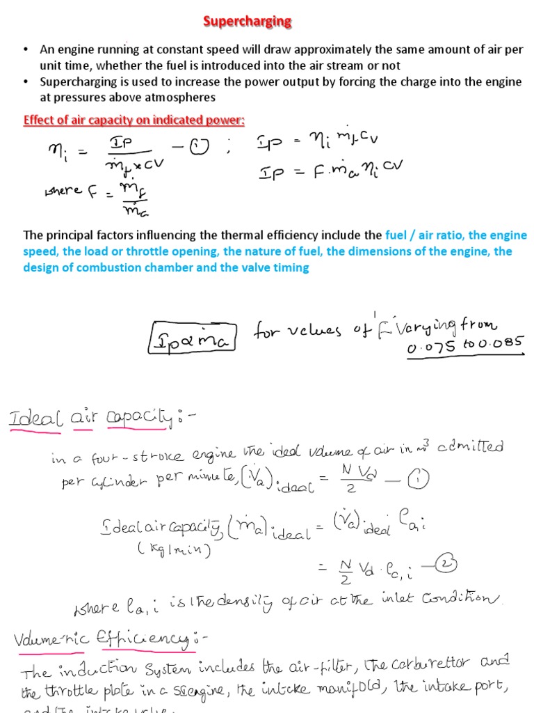 Supercharging & Turbocharging Basics | PDF | Turbocharger | Internal ...