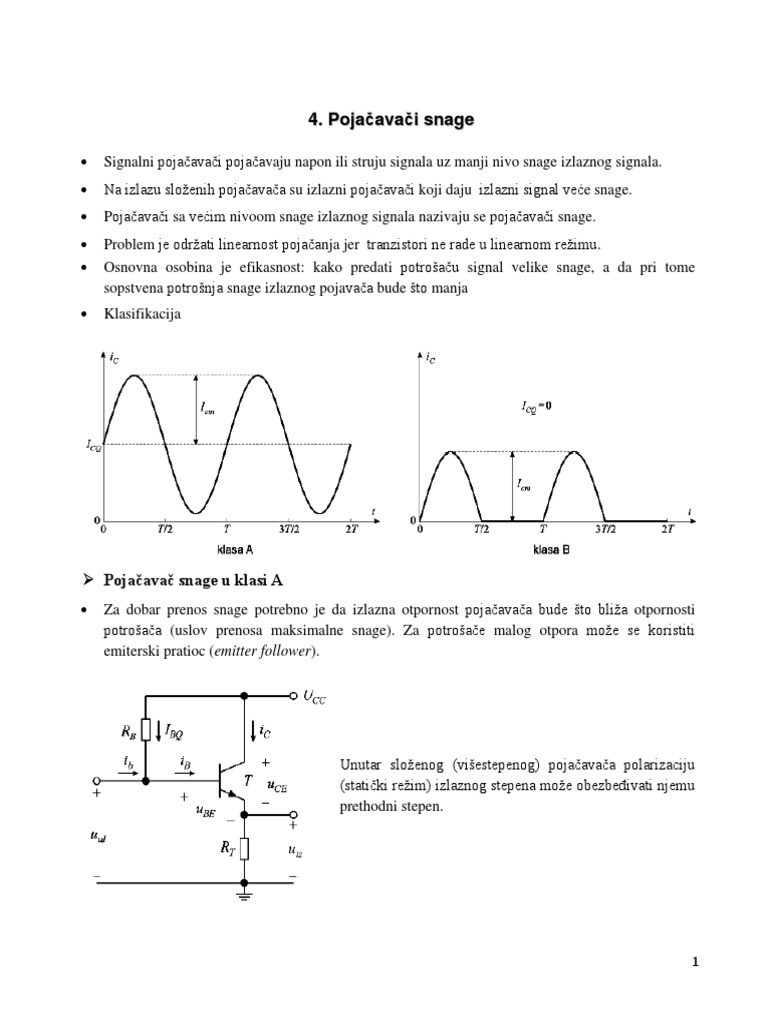 Pojacavaci Snage | PDF