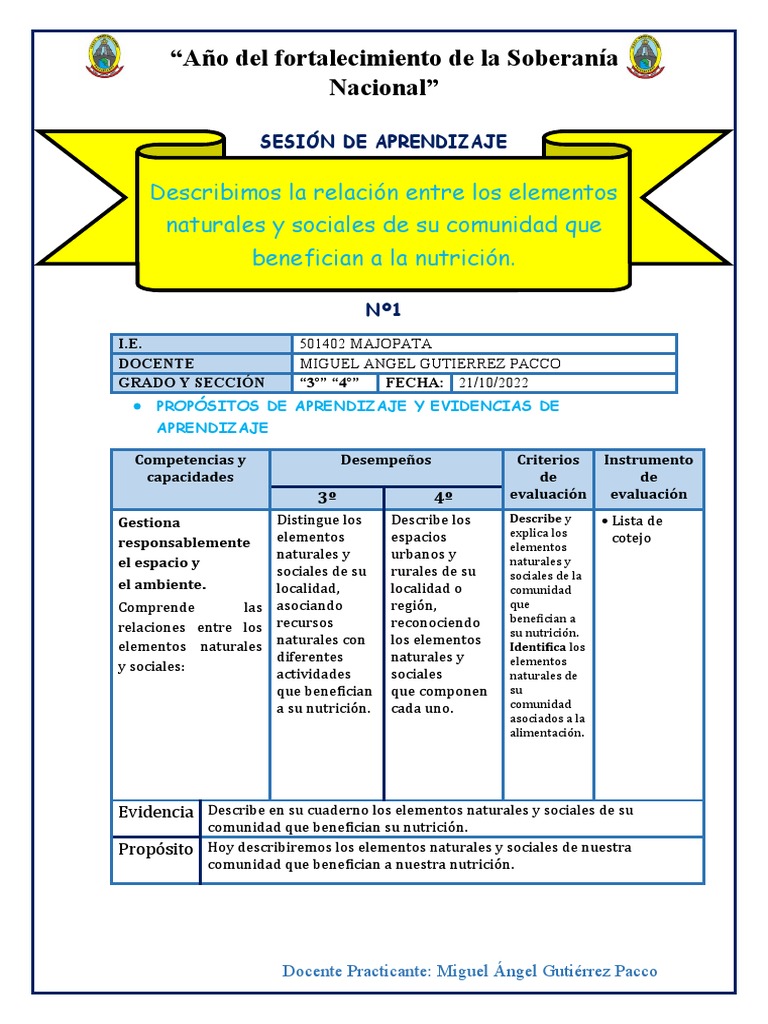Sesion 01 Personal Social 21-10 - 2022 | PDF | Evaluación | Impacto ... Sesion 01 Personal Social 21-10 - 2022 | PDF | Evaluación | Impacto ...