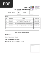 Cell Division Lab Report | PDF | Mitosis | Cell (Biology)