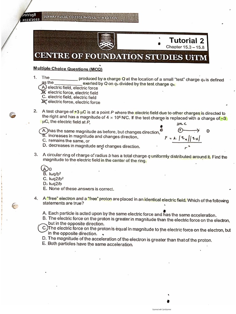 Tutorial 2 Physics Mine | PDF