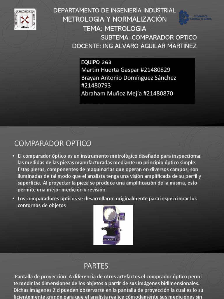Comparador Optico | PDF | Óptica | Science