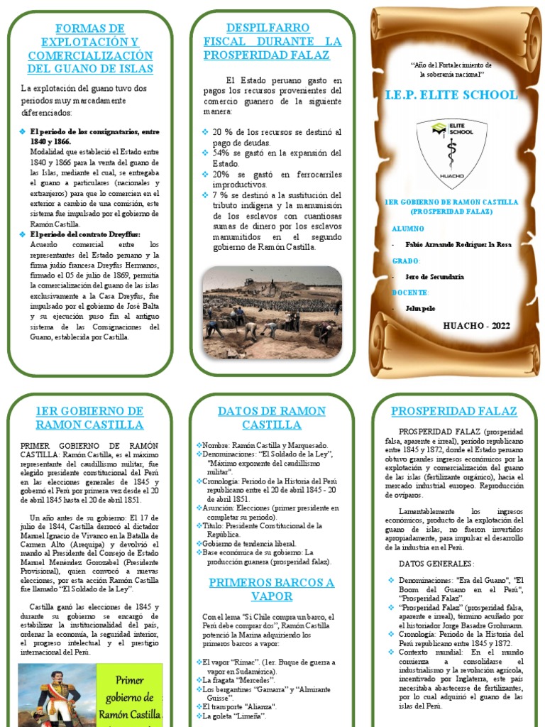 Triptico Los Peces | PDF | Perú | América del Sur