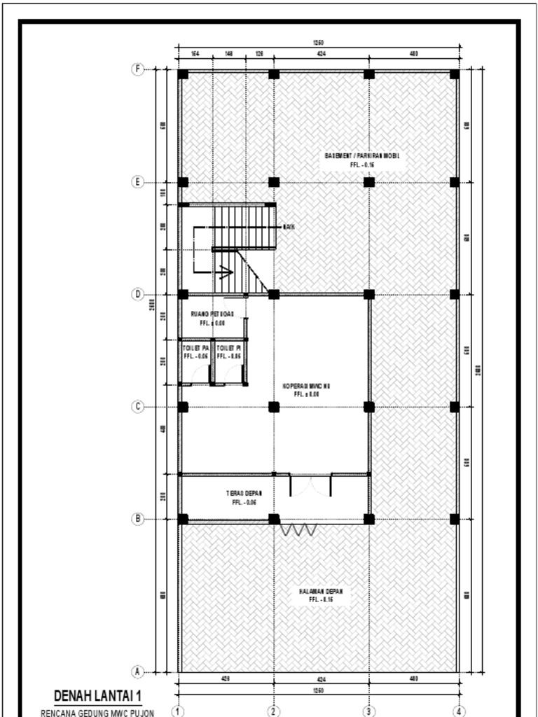 Denah MWC Nu Pujon Revisi 1 | PDF