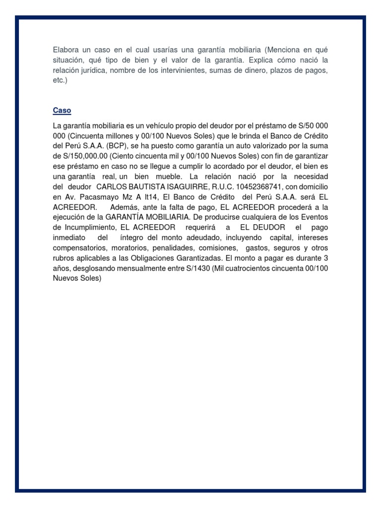 Caso Practico | PDF