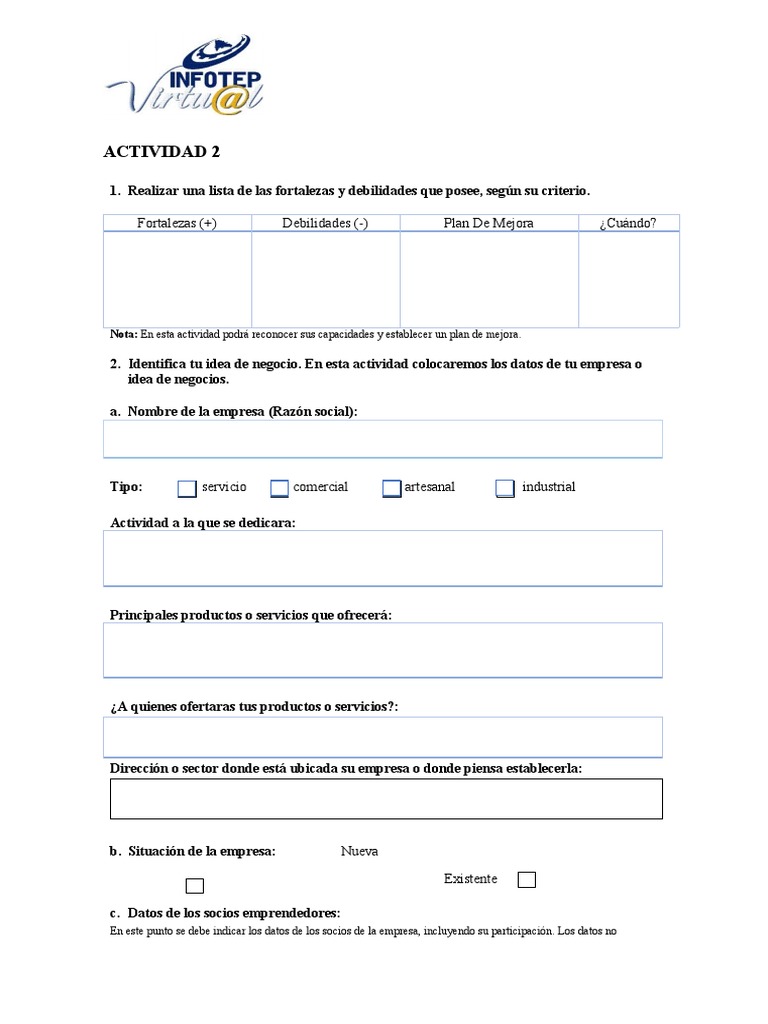Modulo 1-Actividad 2-Generando Ideas de Negocio | PDF