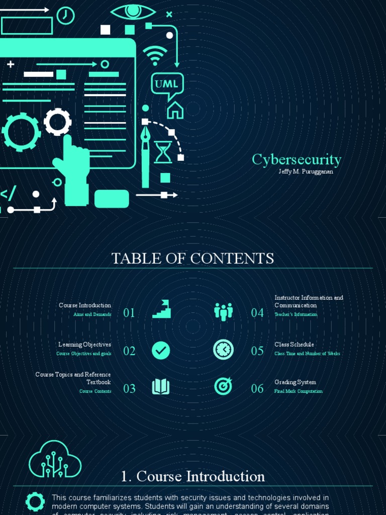 Cybersecurity Course Guide | PDF | Security | Computer Security