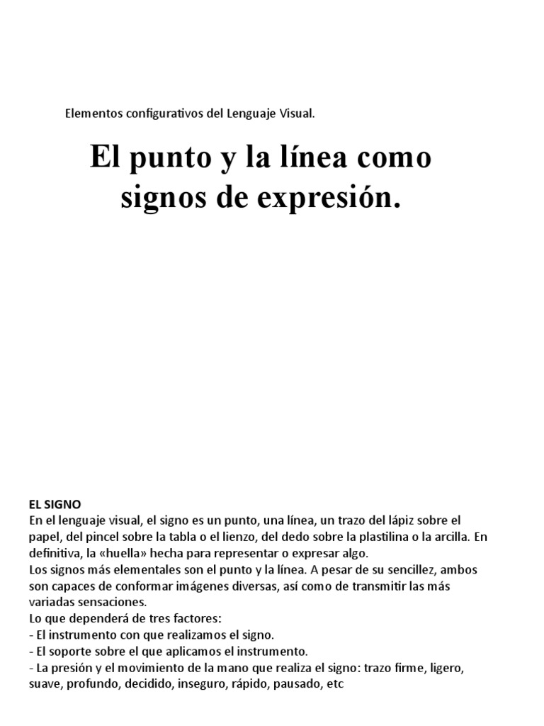 Punto y Linea | PDF | Dibujo | Color