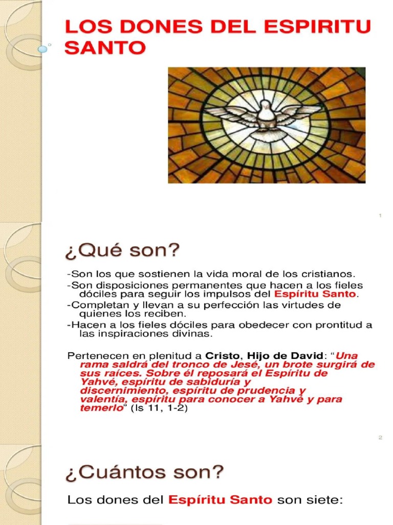 Dones Del Espiritu | PDF