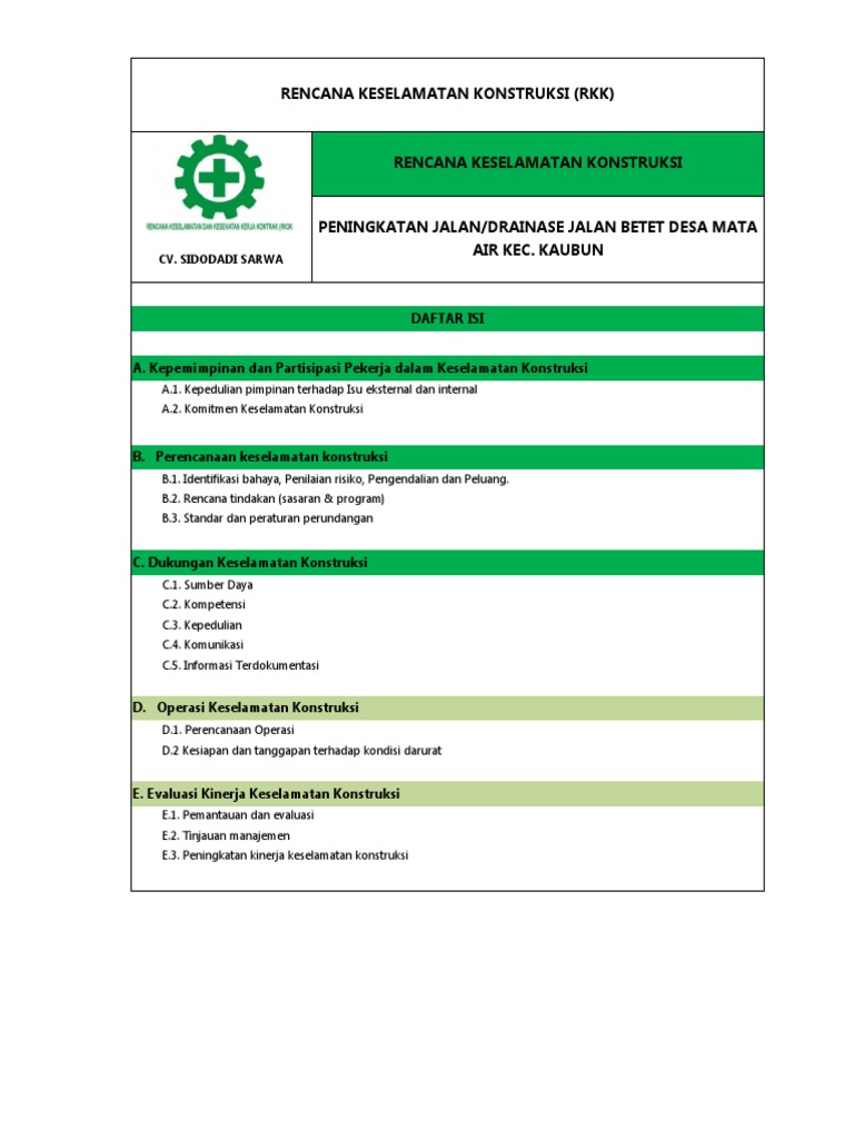 36 RKK Peningkatan JalanDrainase Jalan Betet Desa Mata Air Kec. Kaubun ...